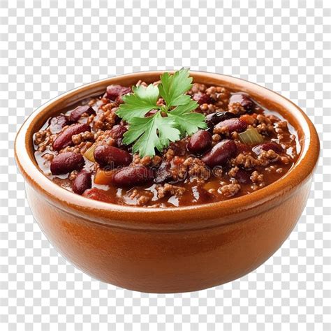 Chili Con Carne With Beans And Ground Beef Stock Illustration