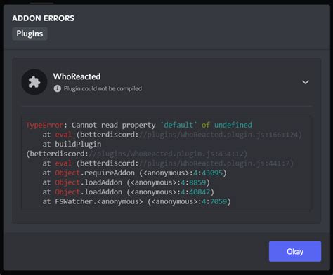 Who Reacted Addon Error · Issue 7 · Js6pakwhoreacted · Github