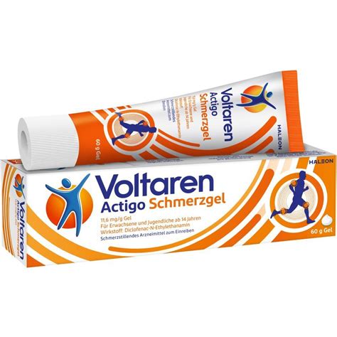 Voltaren Actigo Schmerzgel Mit 1 Diclofenac Schmerzlinderung 60 G