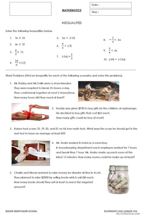 Inequalities Problems