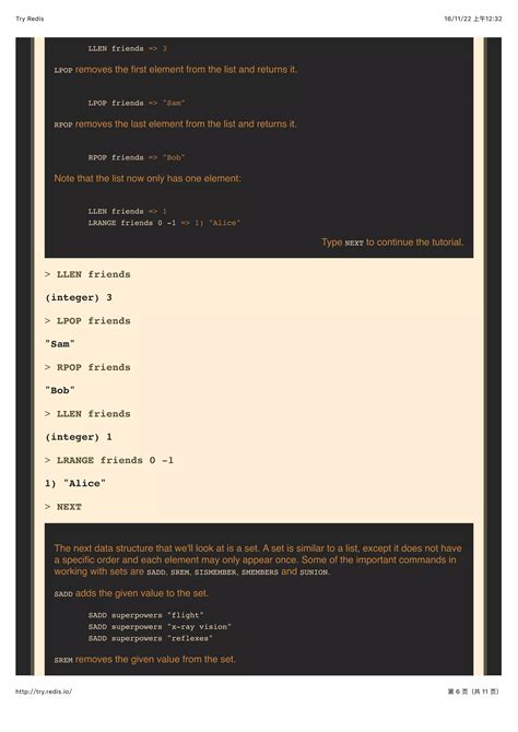 try redis interactive tutorial pdf