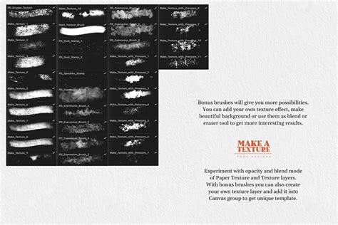 Make A Texture Canvas Templates Design Cuts