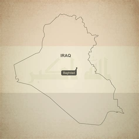 Download Outline Map Iraq Royalty Free Stock Illustration Image