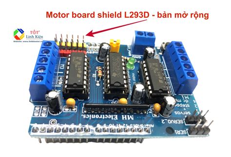 module Điều khiển Động cơ l293d arduino motor shield l293d