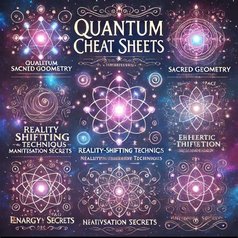Quantum Cheat Sheets Sigil Scrolls Reality Keys And Activation Cards Powered By The Multiverse