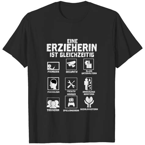 Kindergarten Teacher Erzieherin T Shirt Sold By Ivan Jovic Sku