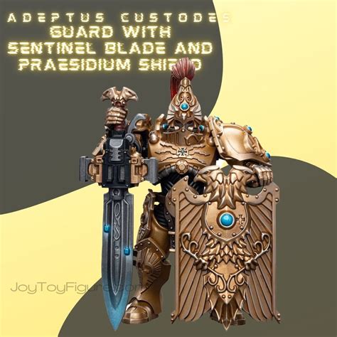 Joytoy Adeptus Custodes Custodian Guard With Sentinel Blade And Praes