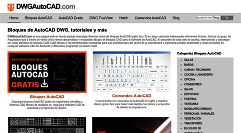 Dwgautocad Bloques Autocad G Dwgautocad