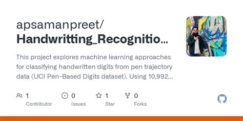 Github Apsamanpreethandwrittingrecognitionmachinelearning This