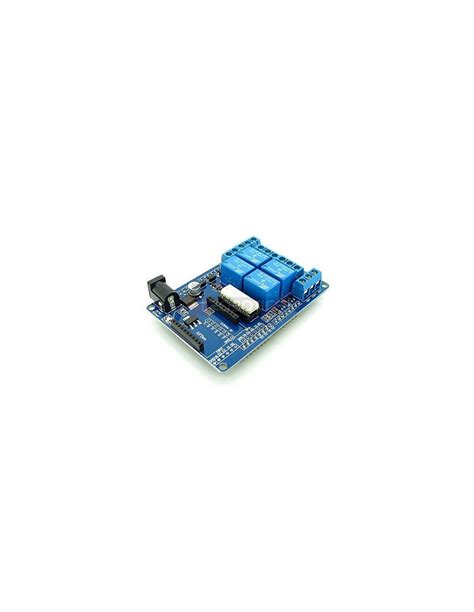 Shield Relé 4 Canais V13 Para Arduino Relés Ptr010536