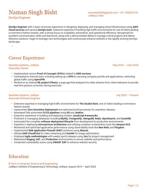 Namansinghbisht Devopsengineer Pdf Amazon Web Services Computing