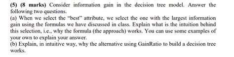 Solved These Questions Are For A Class Called Data Mining Chegg
