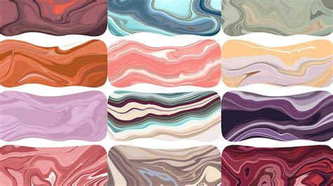 Premium Vector Marble Patterns Vector