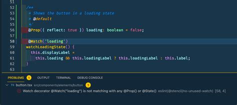 Bug Stencilno Unused Watch Reporting Errors After Eslint V8 Update