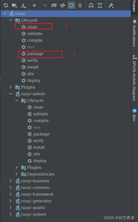 Docker部署若依前后端分离版docker打包ruoyi项目打包哪个admin模块 Csdn博客