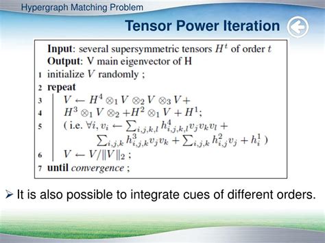 Ppt A Tensor Based Algorithm For High Order Graph Matching Powerpoint