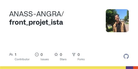 github anass angra front projet ista