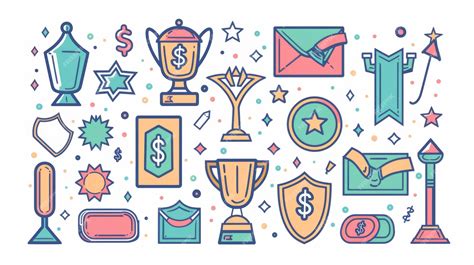 Premium Photo The Following Are Examples Of Winning Trophies Prize Money Medals Icons And Objects