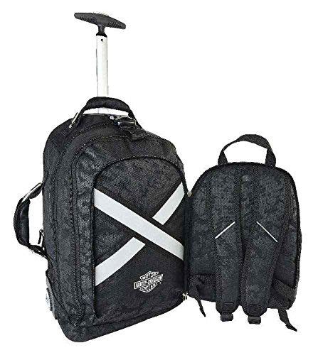 Harley Davidson Wheeling Backpack Black One Size Backpack With