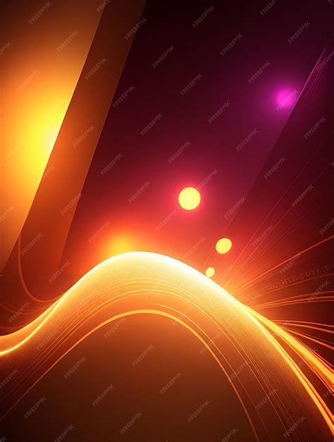 Premium Ai Image Abstract Lighting Background Design