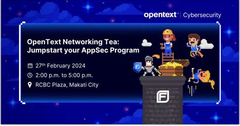 Jumpstart Your Appsec Program Opentext Networking Tea Shimin K