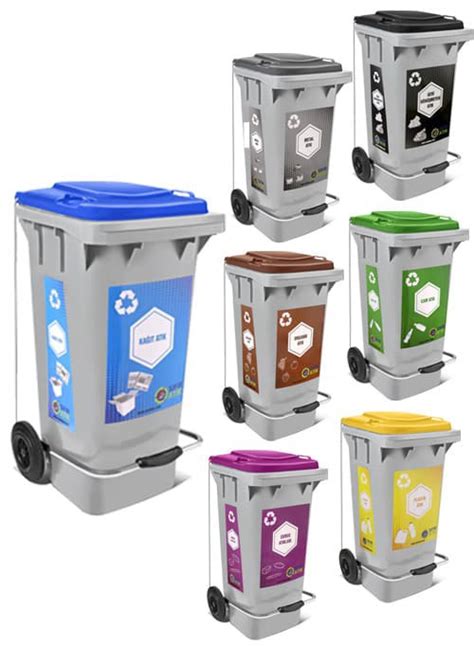 120 L ნაგვის ურნების გადამუშავება ურნა