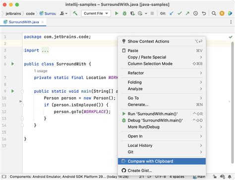 强大的比较功能：在 Intellij Idea 中比较任何内容 The Intellij Idea Blog