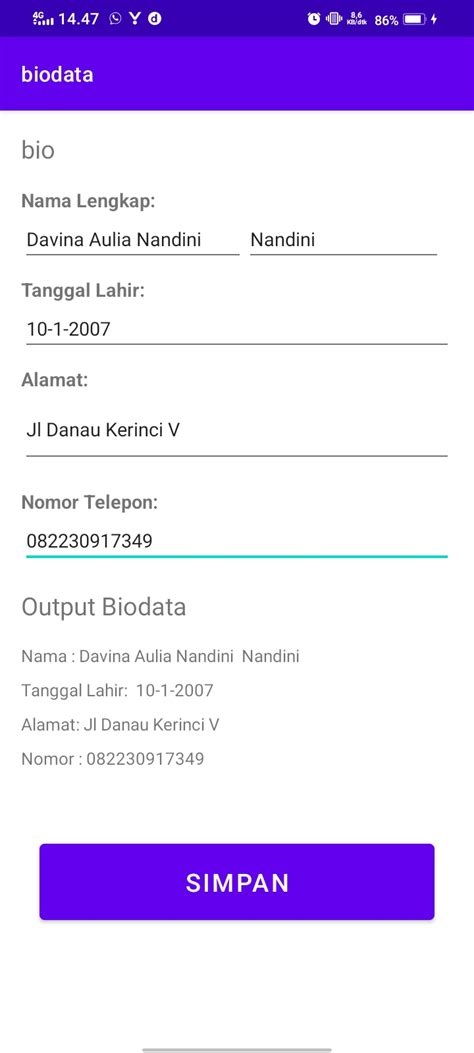 GitHub Dxvin Biodata