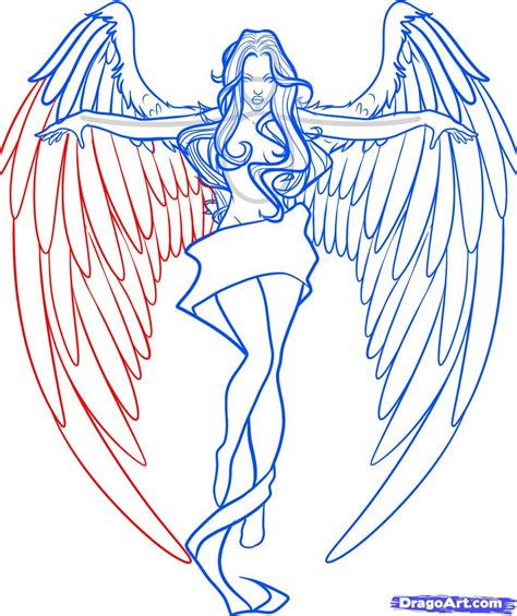 How To Draw Angels Wings Drawing Word Searches