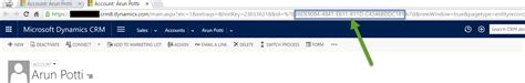 How To Get Guid Of The Record In Crm Online Arun Pottis Ms Crm Blog