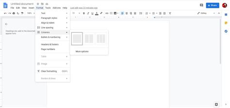 Columns Options