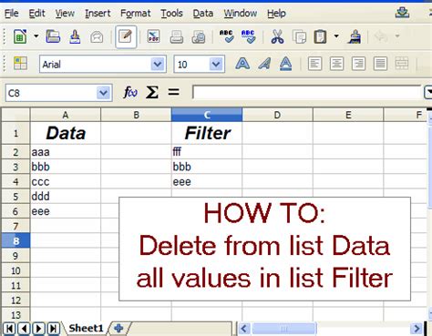 Filter Out Items In Column B From Column A English Ask LibreOffice