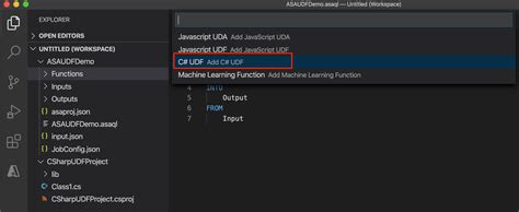 develop standard functions for azure stream analytics jobs