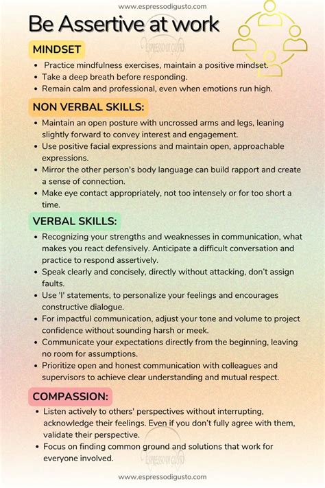 Be Assertive At Work