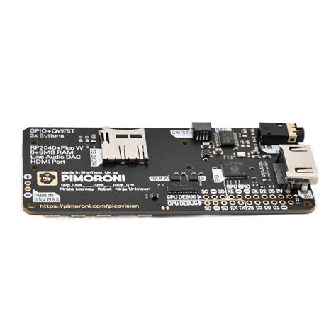 Pimoroni PicoVision With Pico W Elektronica Voor Jou