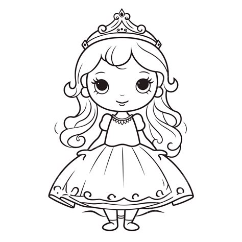 Clip Art Princess Coloring