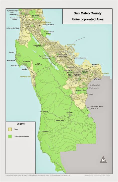 San Mateo County Dpw Survey San Mateo County Unincorporated Areas