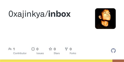 GitHub Xajinkya Inbox