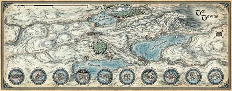 Mike Schleys Portfolio World And Regional Maps Forgotten Realms Map