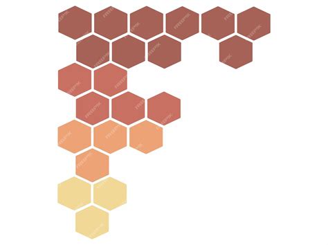 Premium Vector Honeycomb Border Cells Illustration