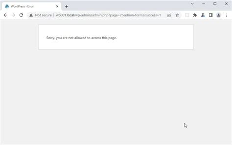 wp admin custom forms how to display errors blog createit