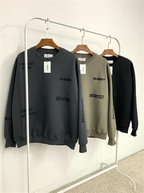 무료배송 볼륨자수 이중지 오버핏맨투맨 남자맨투맨 남여 헬로마켓