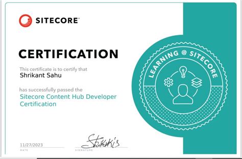 Shrikant Sahu On Linkedin Im Excited To Share The Addition Of Another Certification Content