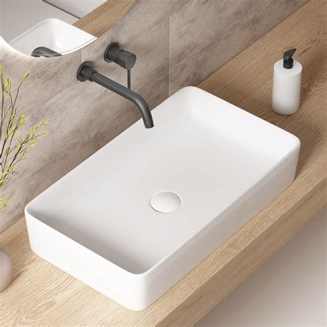 Rectangular Bathroom Vessel Sinks
