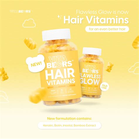 Vita Bears Chewable Flawless Glow 60 Gummies Love Rys Australia