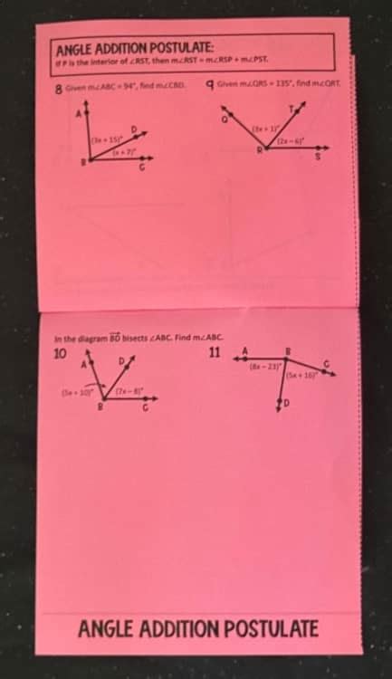 Measure And Classify Angles Editable Foldable Notes By Lisa Davenport