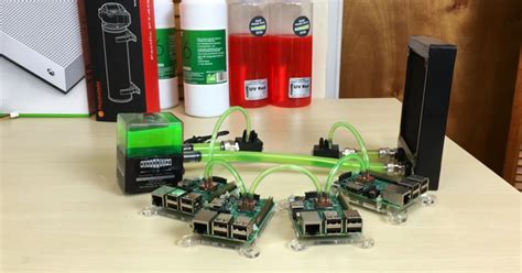 Water Cooled Raspberry Pi Cluster Rasmurtech