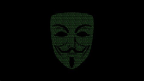 anonymous hacker binary 5k amoled wallpaper