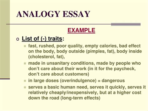 PPT ANALOGY ESSAY PowerPoint Presentation Free Download ID 998960