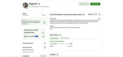 Upwork Freelance Qa Qaengineer Sdet Testing Automation
